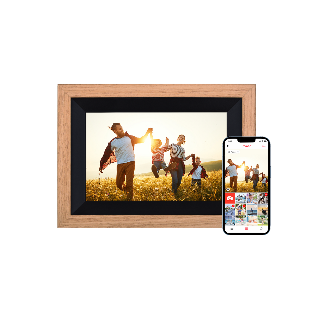 Smart Frame WiFi 105 - Digitaler smarter Bilderrahmen – Rollei