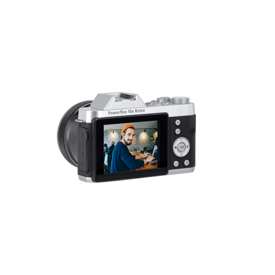 📷 Powerflex 10x Retro I 64 MP digital camera with 4K – Rollei